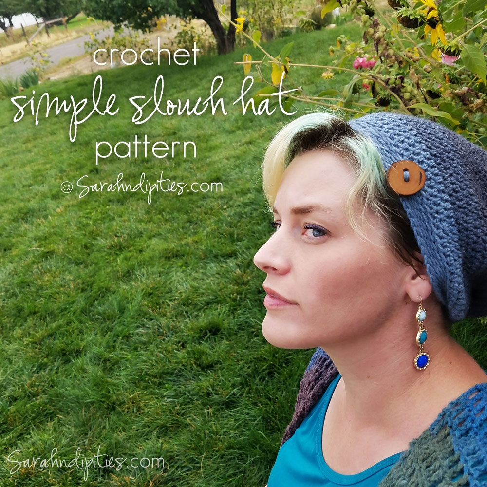 Simple Slouch Hat Pattern | Sarahndipities